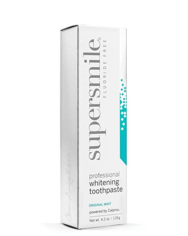 Toothpaste - SUPERSMILE Whitening Fluoride-Free 119g – Hollywood Smile ...
